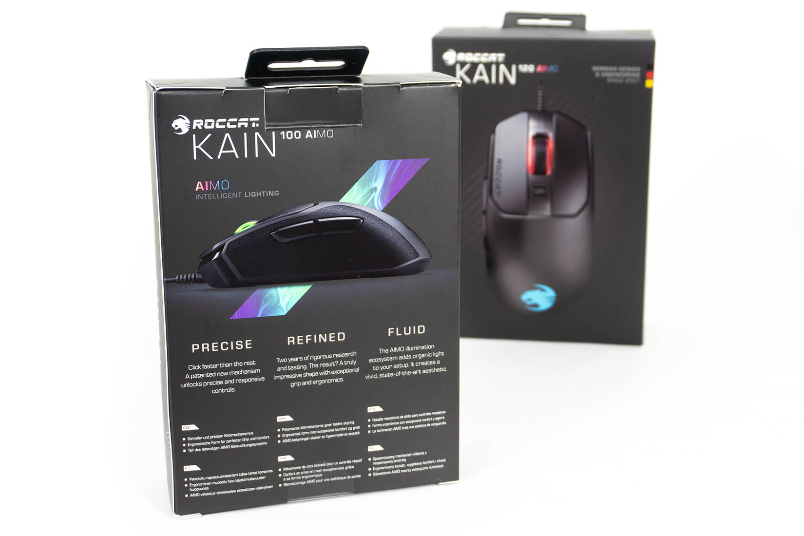 Roccat Kain 100 und Kain 120 Aimo im Test - Hardware-Helden