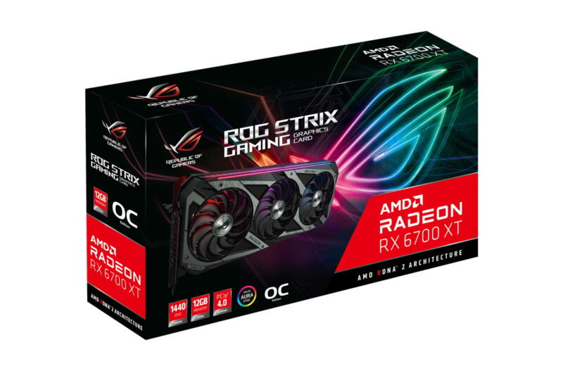 ASUS Radeon RX 6700 XT Custom-Design: ROG Strix, TUF-Gaming und Dual ...