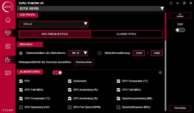 ASUS GPU Tweak III: Release der neuen Version des Grafikkarten-Tools ...