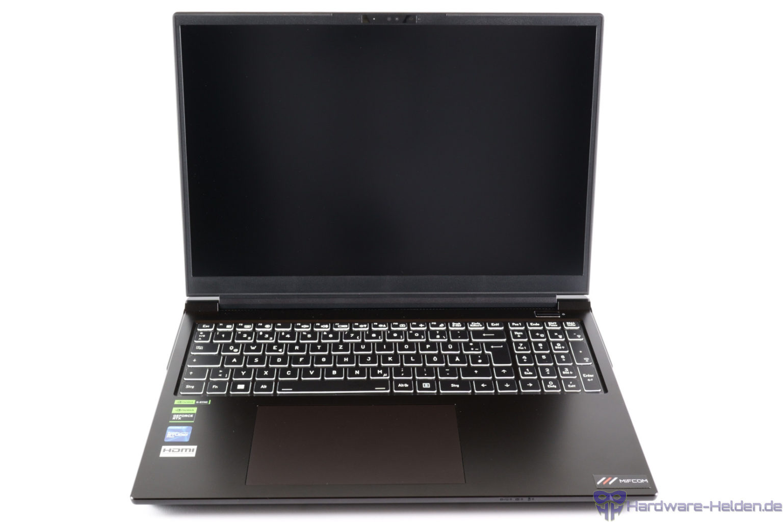 MIFCOM Gaming Laptop i9-13900H - RTX 4070 im Test - Hardware-Helden