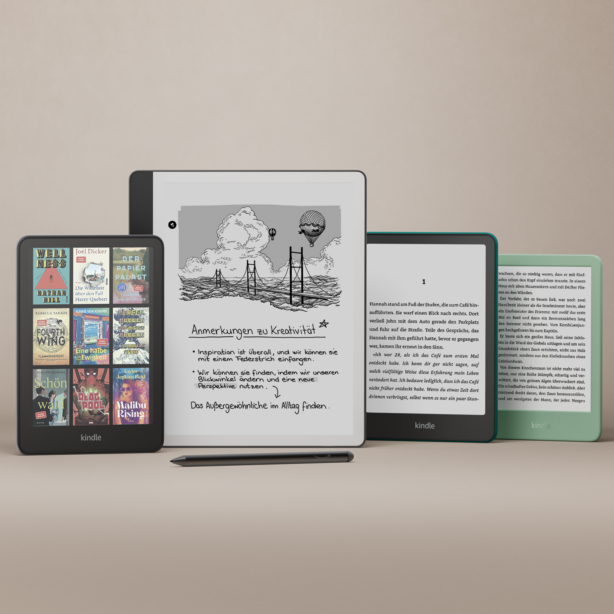 Neues Kindle-Lineup: Amazon stellt Kindle mit Farb-Display, neuen ...